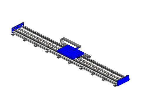 Dual Rail Stage - DRS-080-04-040-X - H2W Technologies