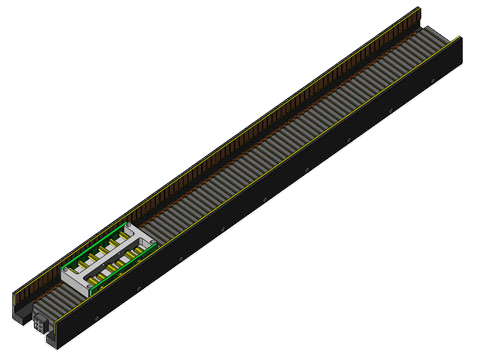 Brush Linear Motor - BRA024-076058-UX - H2W Technologies